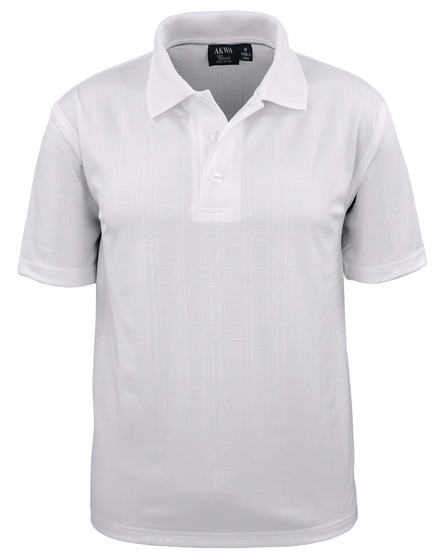 AKWA 1364-EMB Embossed Men's Polo