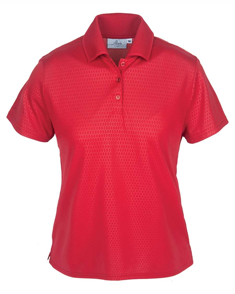 AKWA 265-EMB Embossed Ladies' Polo