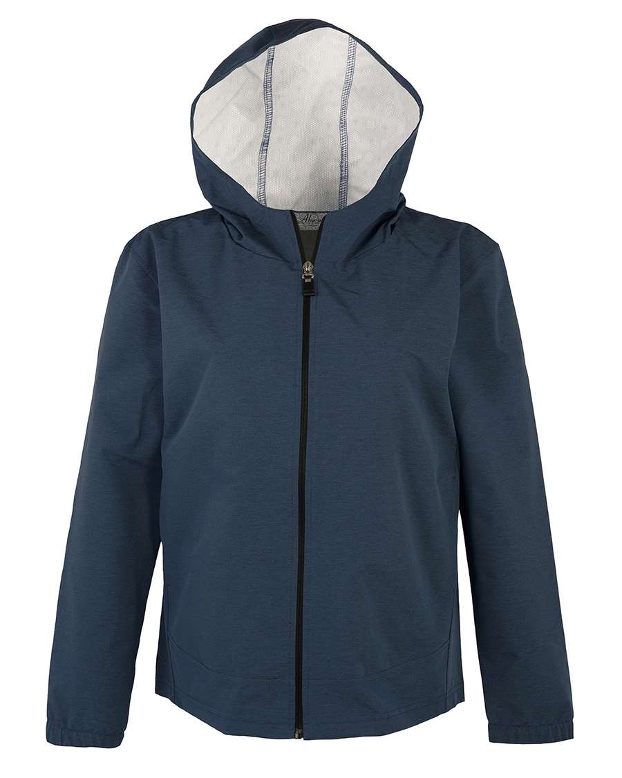 Made in USA 306-WBK Ladies' Full Zip Wind Jacket Wind Proof