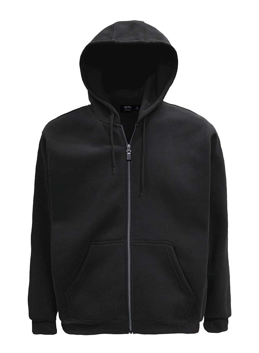 3748-CVC Men's Cotton Polyester Full Zip Hooded Sweatshirt - FLEECE ...