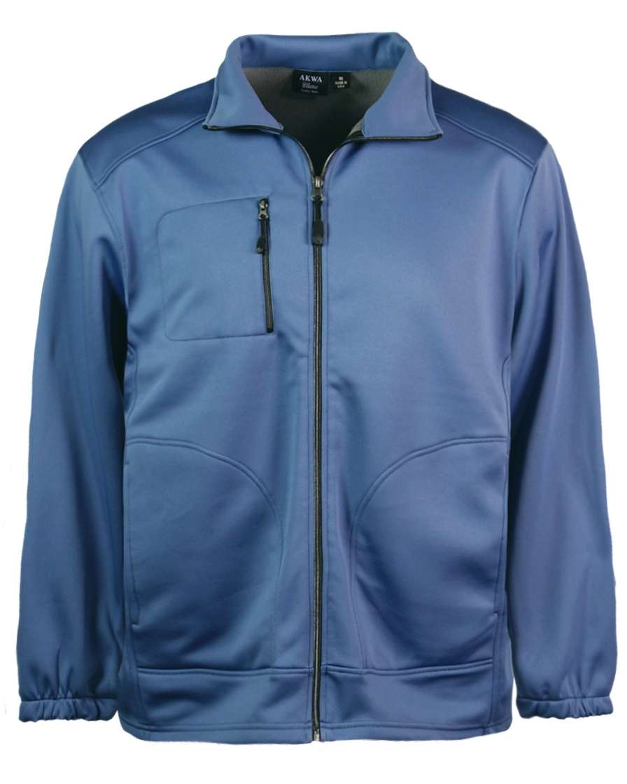 9680-SSF Mens Soft Fhell Fleece Full Zip Jacket with Chest Pocket ...