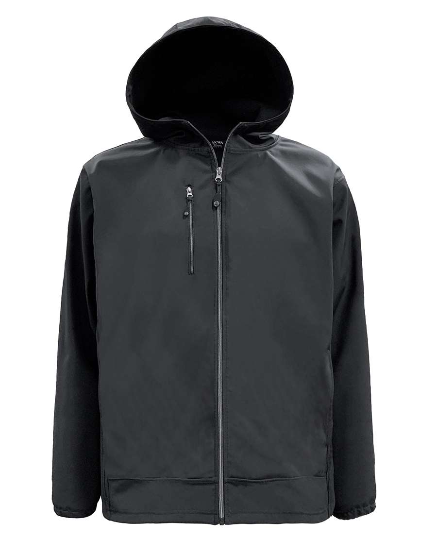9768-S3F Unisex 3 Layers Soft Shell Hooded Full Zip Jacket