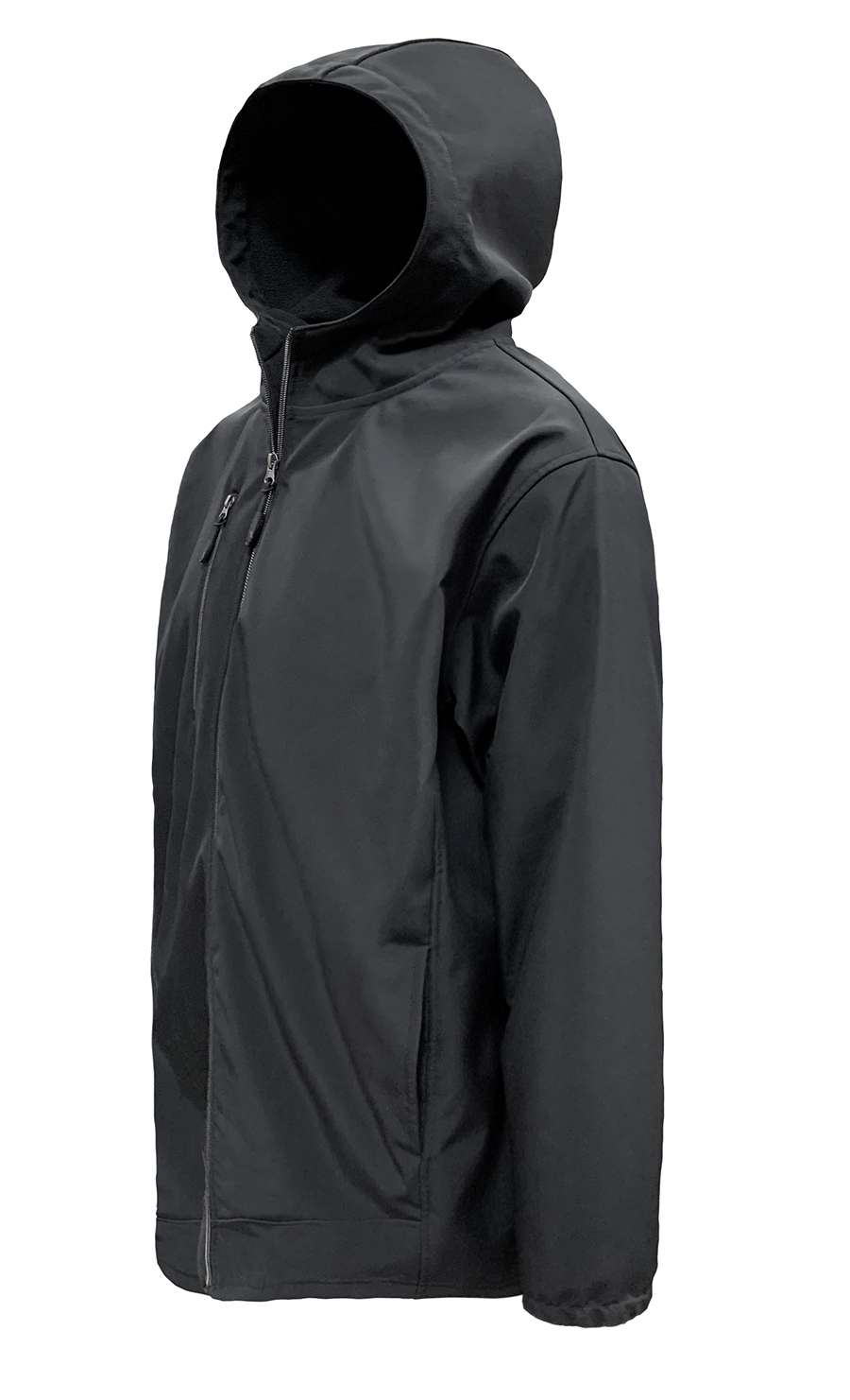 9768-S3F Unisex 3 Layers Soft Shell Hooded Full Zip Jacket