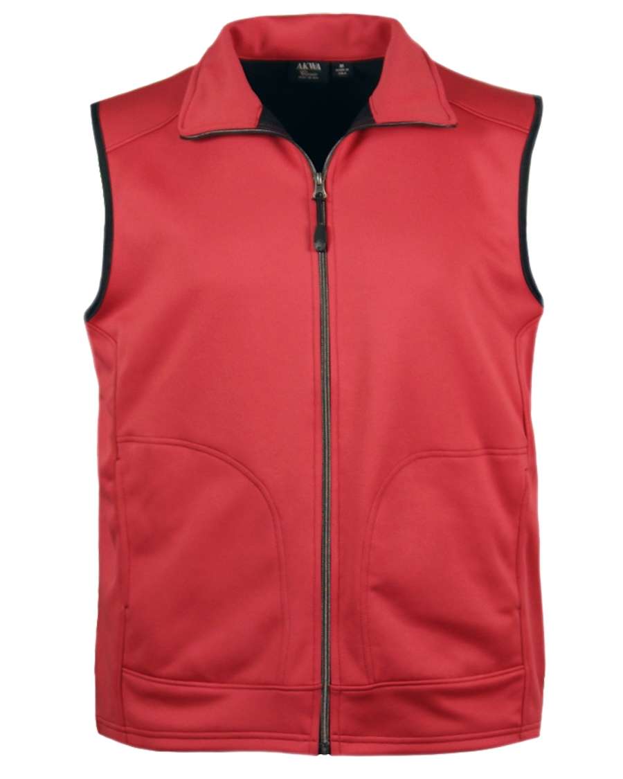 9797 Ssf Mens Full Zip Soft Shell Vest 